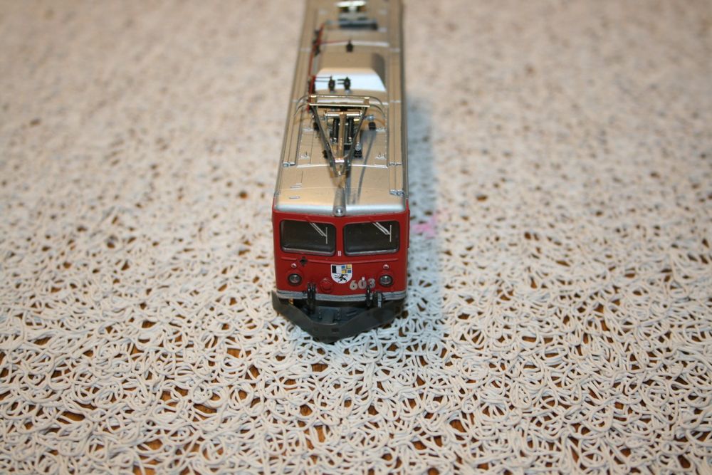 Bemo 1250 123 RhB Ge 4/4 I 603 Badus Umbauversion rot digita (Gebraucht ...