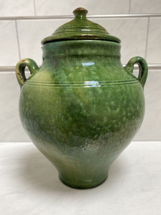 Keramik, Vintage, Topf mit Deckel, Spanien. (Gebraucht) in Biberist für CHF 46 – mit Lieferung ...