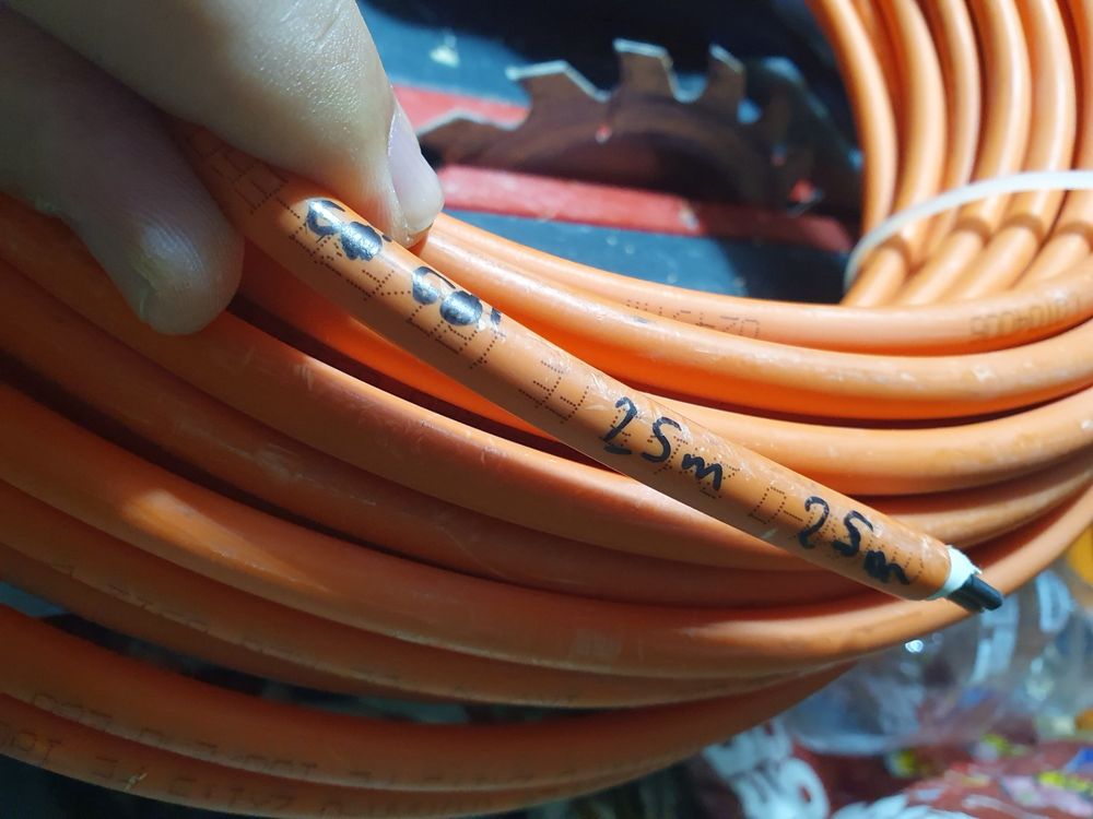 Kabel 2G1.5 2x1.5 2x1.5mm² 2L braun schwarz 25m Eucasafe Eup (Neu ...