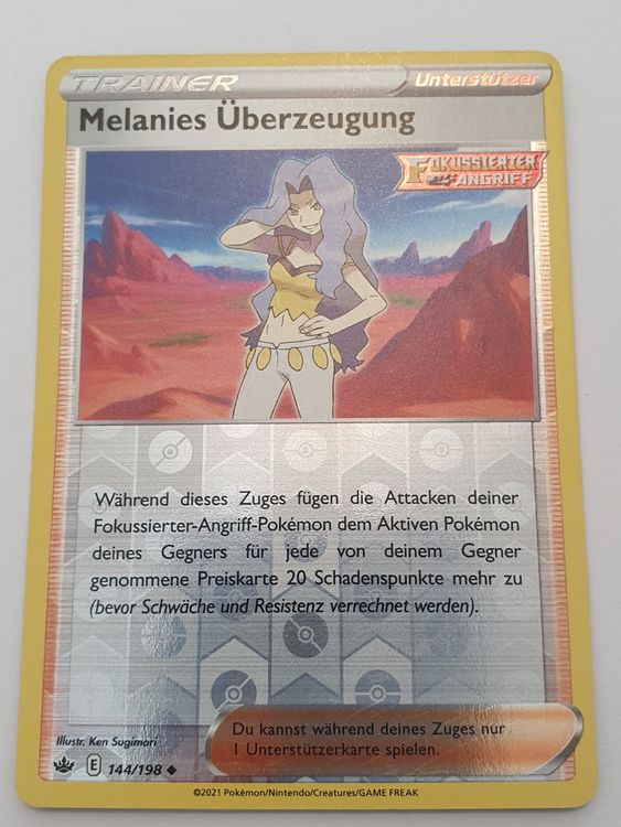 Trainer Melanies Überzeugung / 2021 Pokémon / Reverse Holo (Gebraucht ...