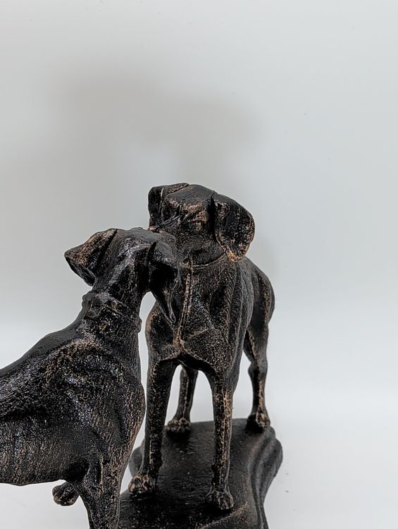 GROSSE HUNDE GUSSEISEN TOP FIGUR DRINNEN ODER DRAUSSEN (Gebraucht) in ...