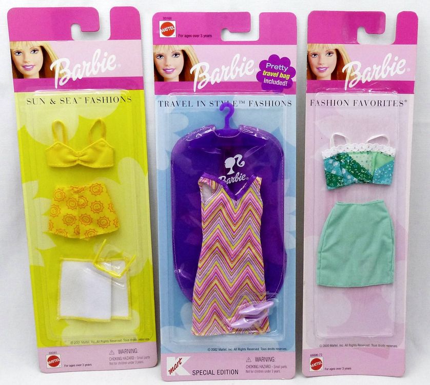 BARBIE FASHION SUN SEA - TRAVEL IN STYLE - FAVORITES 2000-2 (Neu und ...