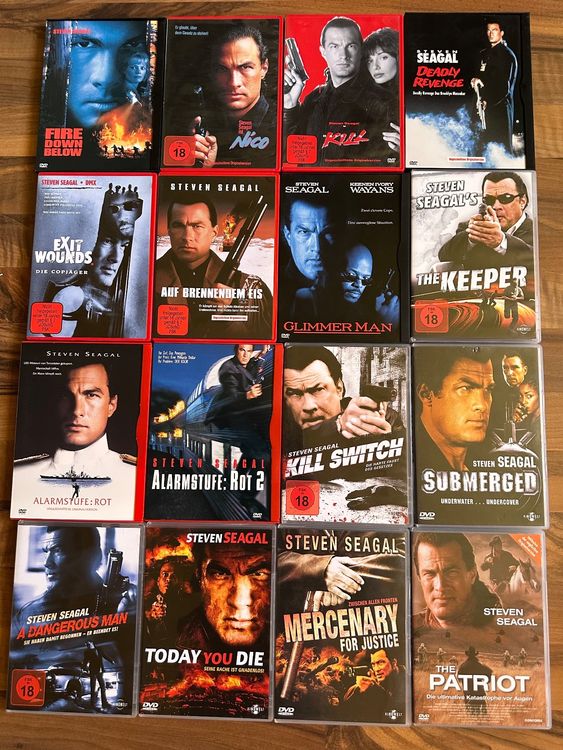 Steven Seagal Collection, 31 DVDs (Gebraucht) in Benken ZH für CHF 99 ...