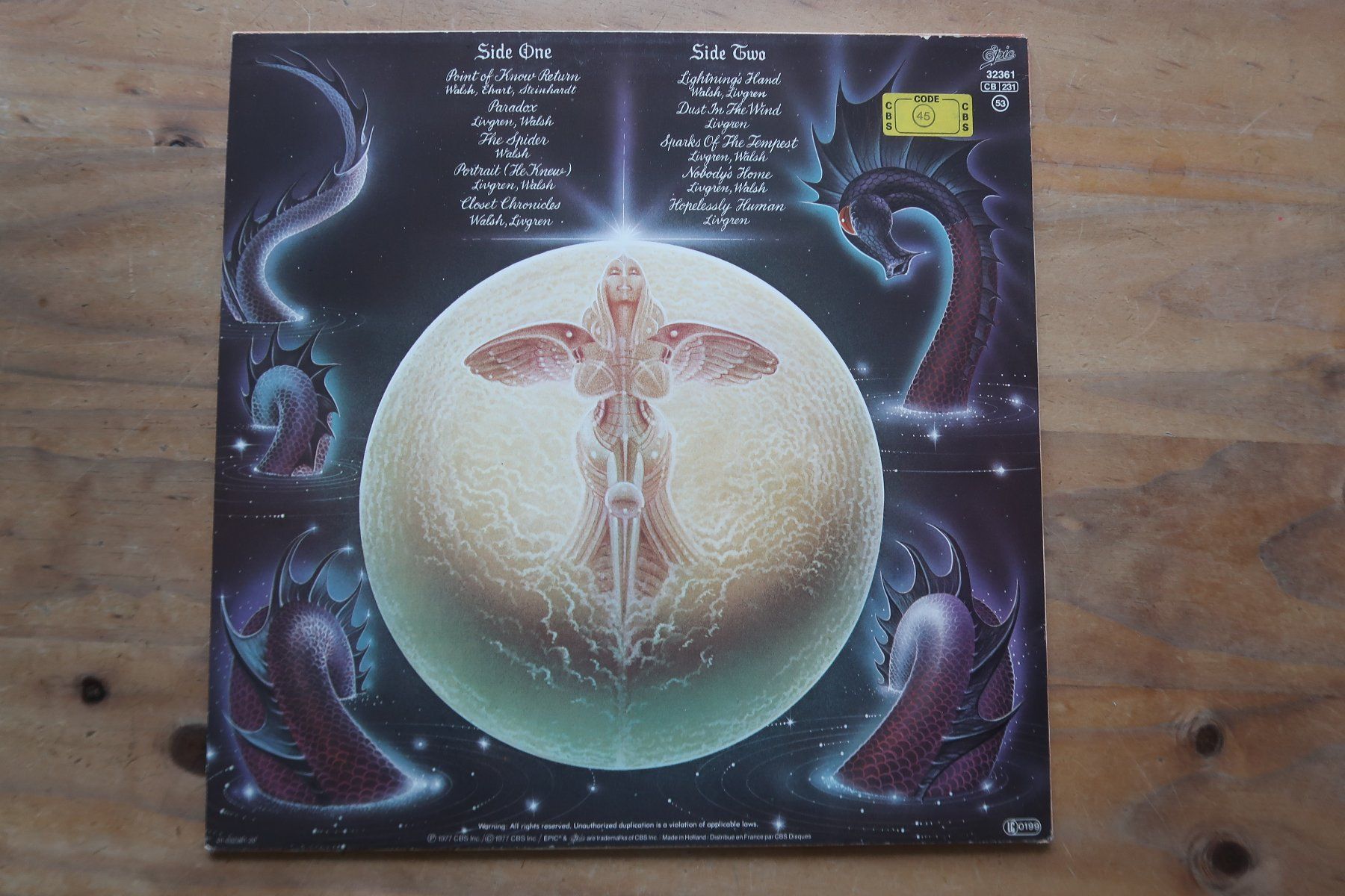 KANSAS - POINT OF NO RETURN - VINYL LP (Gebraucht) in Basel für CHF 14 ...