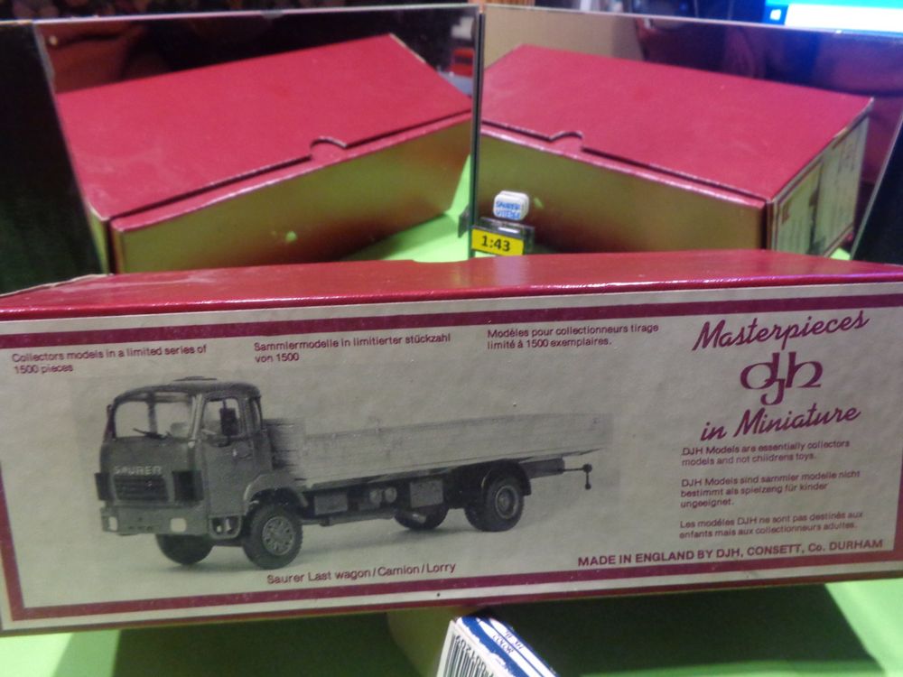 Saurer D330 Pritsche 1:50 (mit Box) DJH GB (W1) (Gebraucht) in ...