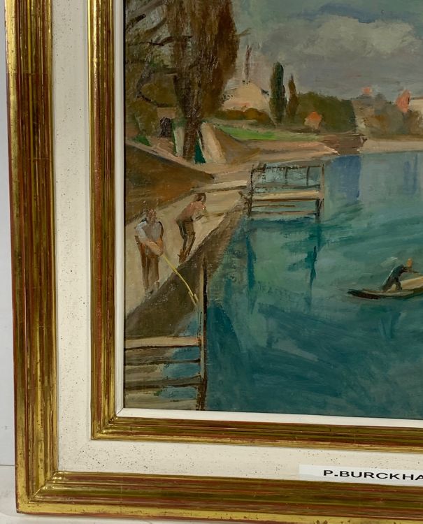Paul Burckhardt (1880-1961) Gemälde -Seeansicht (Gebraucht) in Root für CHF 150 – mit Lieferung ...