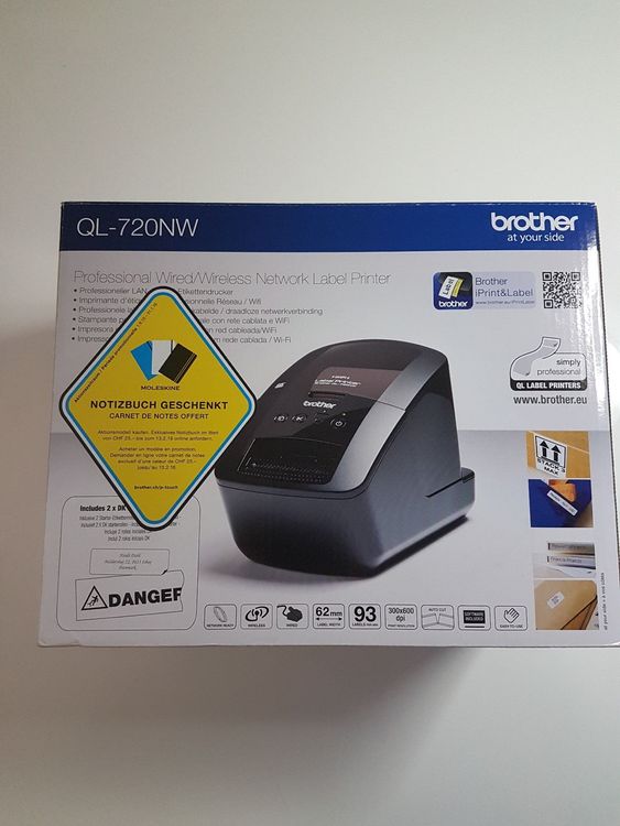 Brother QL-720NW Wireless Etikettendruck (Neu und originalverpackt) in ...