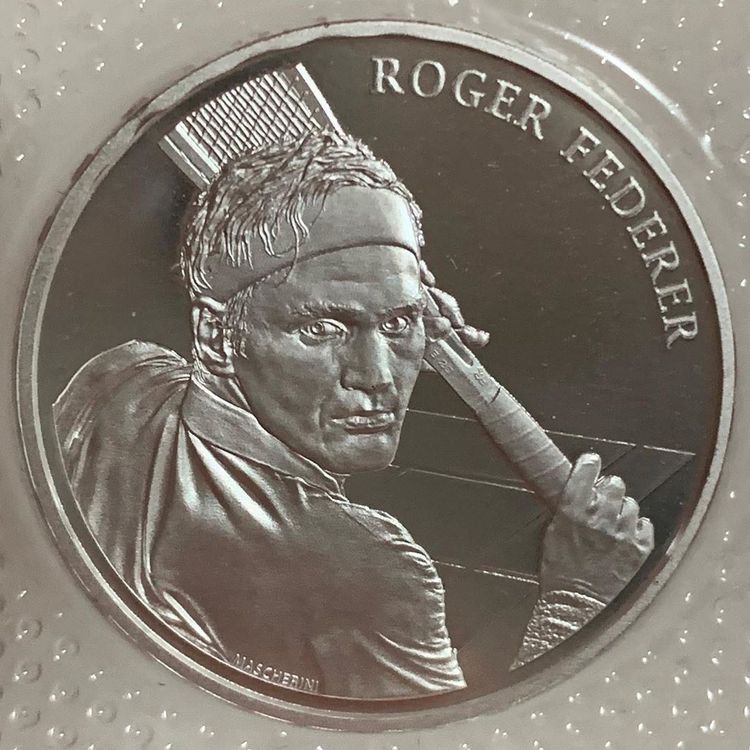 20 FR. ROGER FEDERER Silbermünze 2020 | Kaufen auf Ricardo