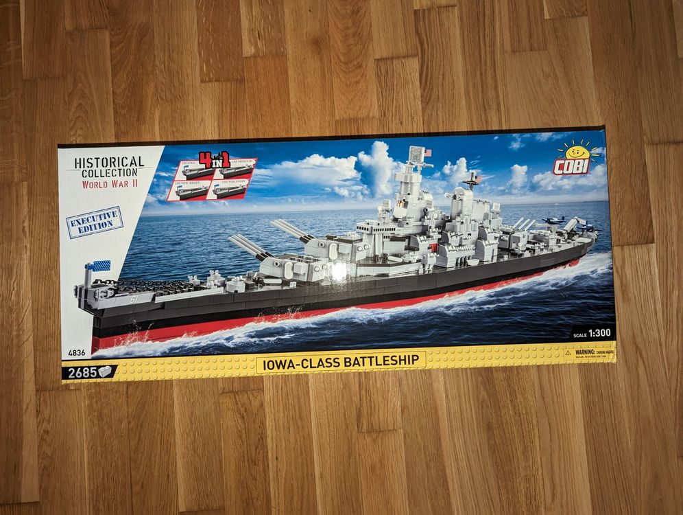 Cobi: Iowa-Class Battleship 4 in 1 Executive Edition NEU | Kaufen auf ...