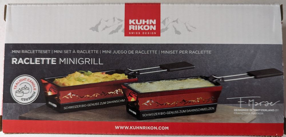 Raclette Minigrill Kuhn Rikon (Neu und originalverpackt) in Egg b. Zürich für CHF 5 – mit ...