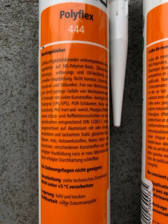 Gyso Polyflex 444 - Montage Kleber (Neu und originalverpackt) in ...