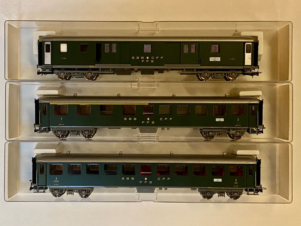 Roco/Fleischmann (H0 GS) SBB Historischer Reisezug Ep. III (Gebraucht ...
