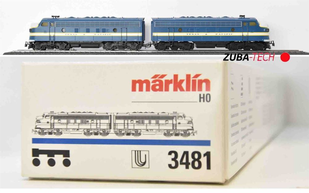 Märklin 3481 Diesellok GM EMD F7 TP WS | Acheter sur Ricardo