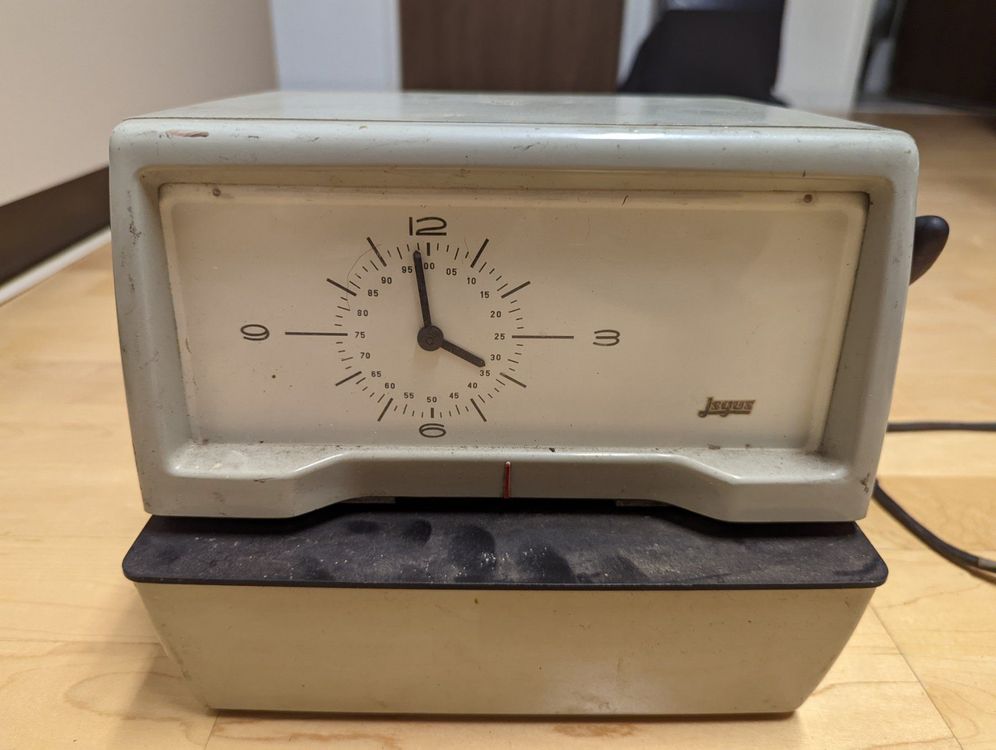 Antike Stempeluhr ISGUS | Kaufen auf Ricardo