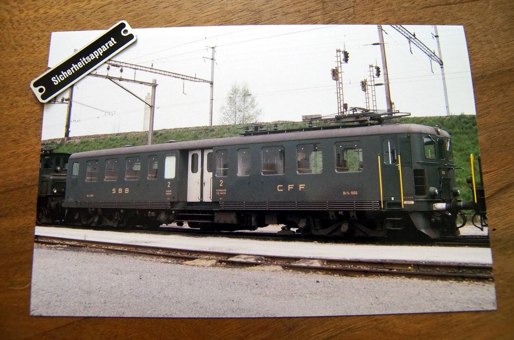 SBB Be 4/6 Nr. 1606 - Depot ZH, 1989 (Gebraucht) in Schönenwerd für CHF 5 – mit Lieferung auf ...
