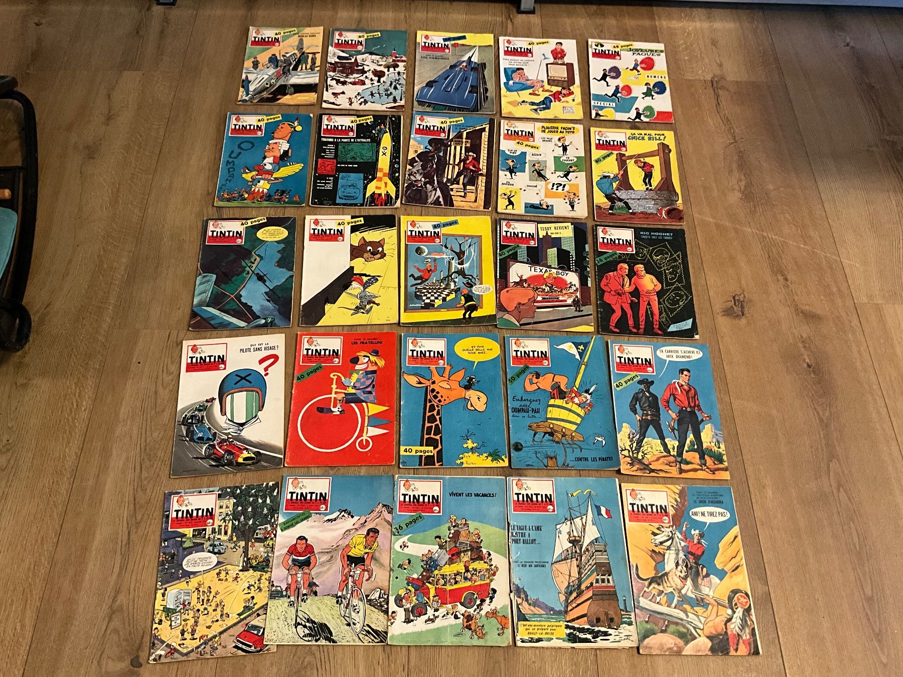 41 x Tintin (Journal de) 1959 (D'occasion) à Agriswil pour CHF 40 ...