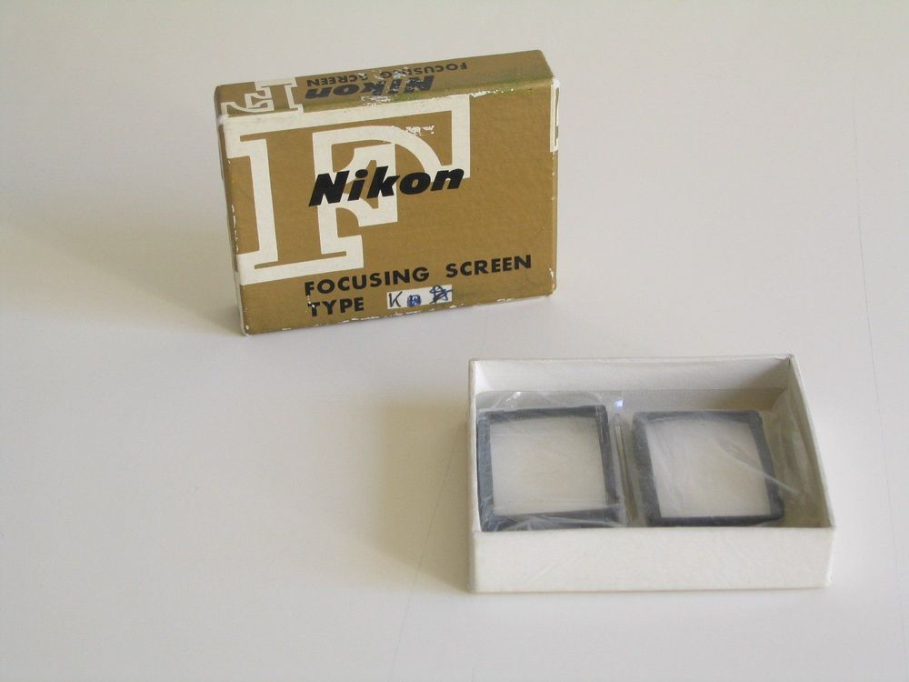 2x NIKON F Focusing Screen - Typ A und B (Neu (gemäss Beschreibung)) in ...