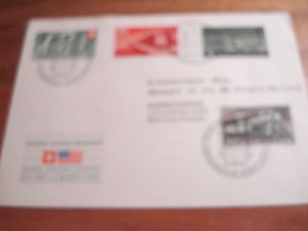 Brief 1947, Satz 100 Jahre Eisenbahn, Sonder-o (Gebraucht) in Niederwil AG für CHF 1 – mit ...