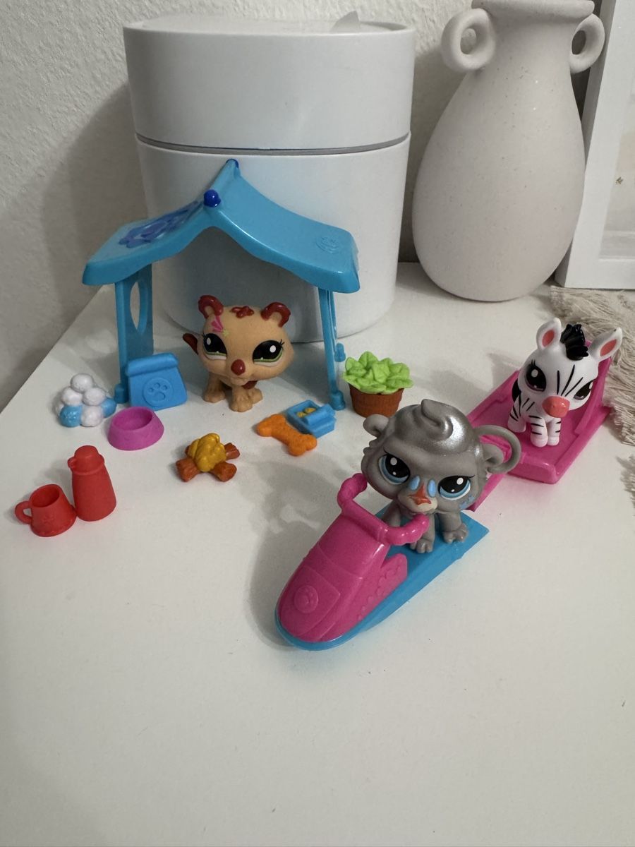 Littlest Pet Shop Set mit 3 Tierli und Zubehör! (Neu (gemäss ...
