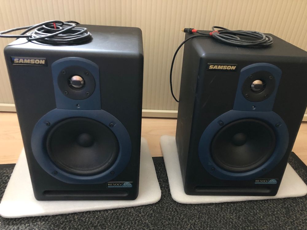 Paar SAMSON RESOLV 65A Active Studio Monitor Lautsprecher (Gebraucht ...