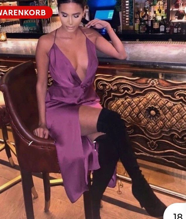 Zara satin Kleid in violett, Gr. S für Sommerliche Abend (Gebraucht) in Stäfa für CHF 10 – mit ...