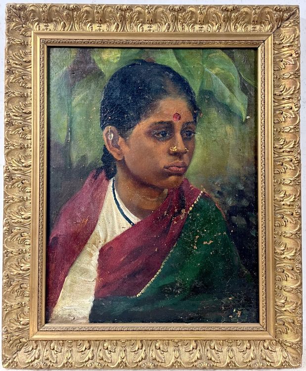 Antikes Gemälde von einer Dame unleserlich Signiert (Gebraucht) in Root für CHF 24 – mit ...