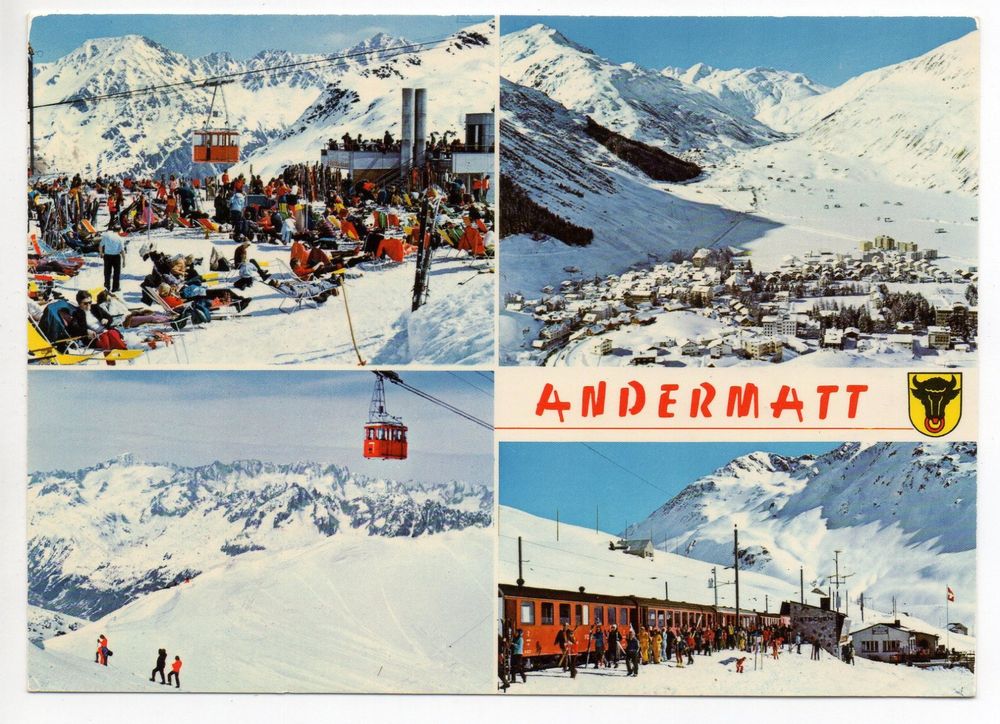 ANDERMATT Luftseilbahn Gemsstock, Ski-Zug Furka-Oberalp-Bahn (Gebraucht) in Jona für CHF 9.9 ...