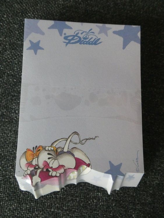 Diddl Reliefblock "Diddl + Diddlina liegend auf dem Kissen" (Neu und ...