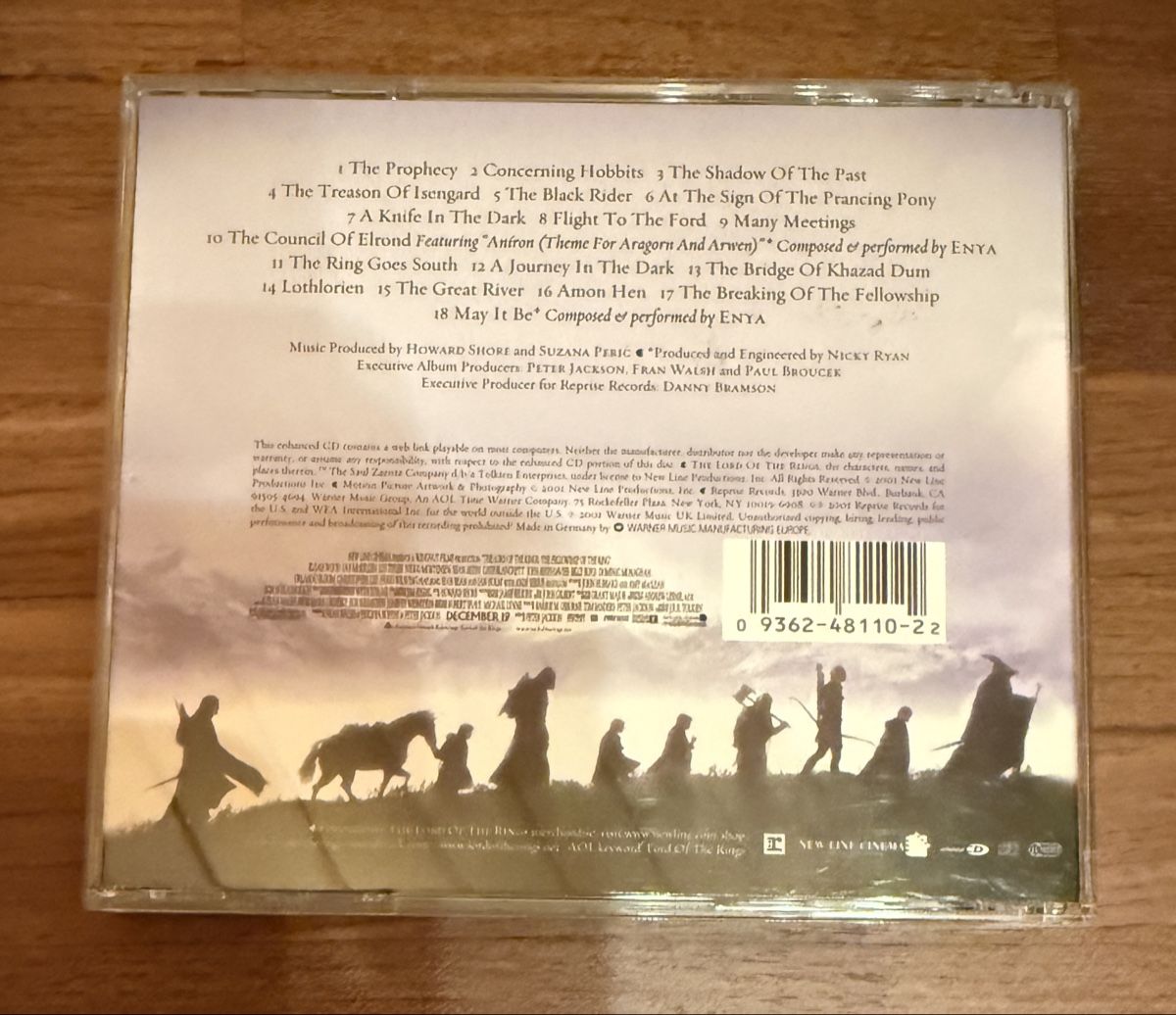 Herr der Ringe Soundtrack - Fellowship of the Ring (Gebraucht) in ...