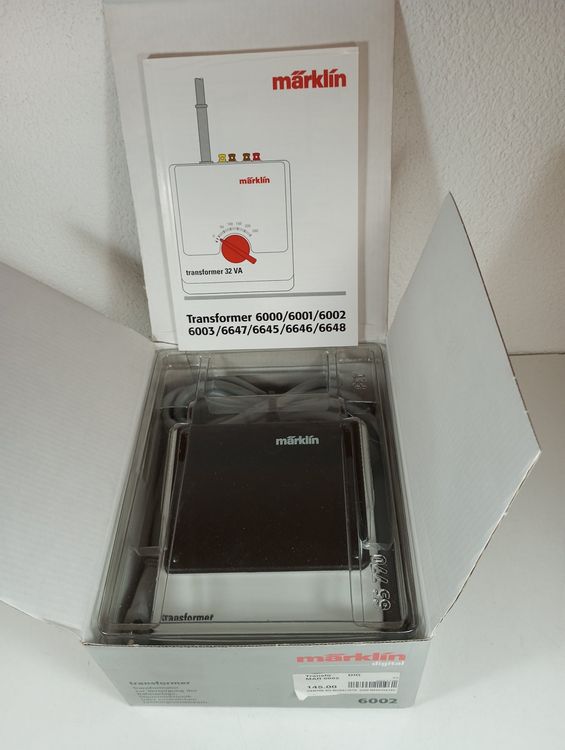 Märklin H0: 6002 Transformer / transformateur (Neu und originalverpackt ...