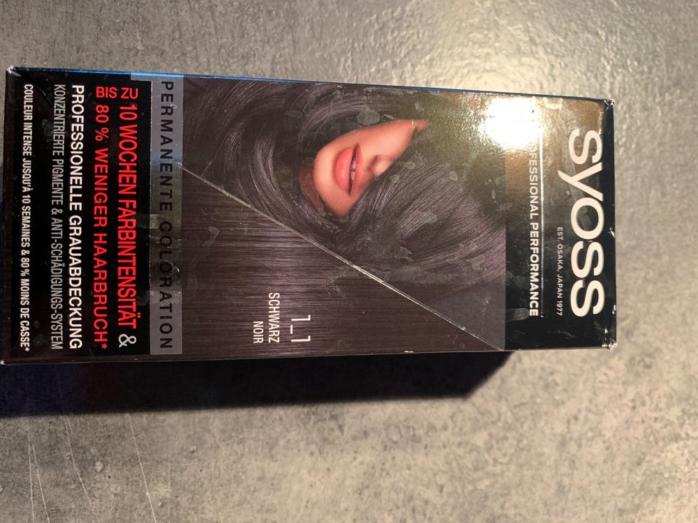 Syoss Haarfärbemittel schwarz (Neu und originalverpackt) in Aesch ...