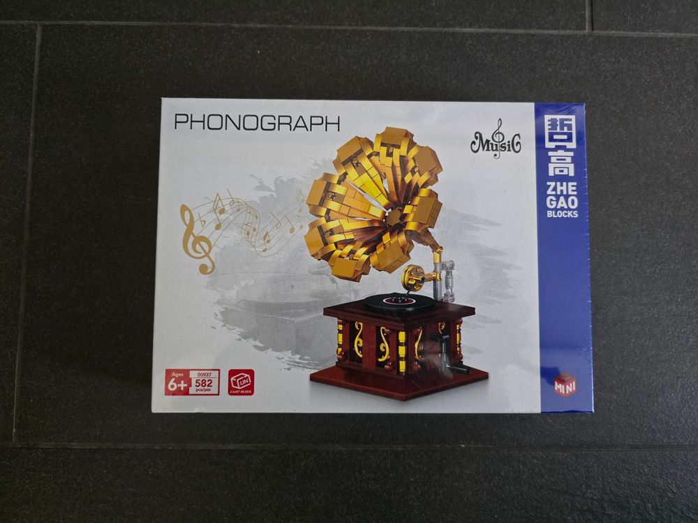 Phonograph aus ZHE GAO Blocks (Lego) (Neu und originalverpackt) in ...