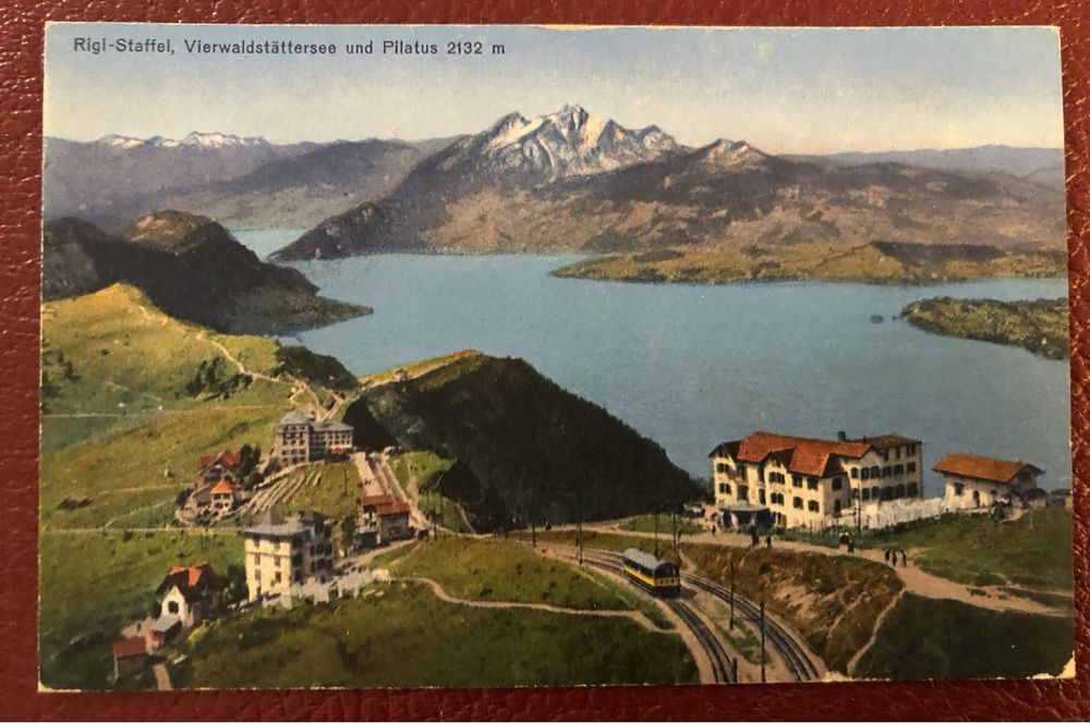 Ansichtskarte Rigi-Staffel Vierwaldstättersee, Pilatus ungel (Gebraucht ...