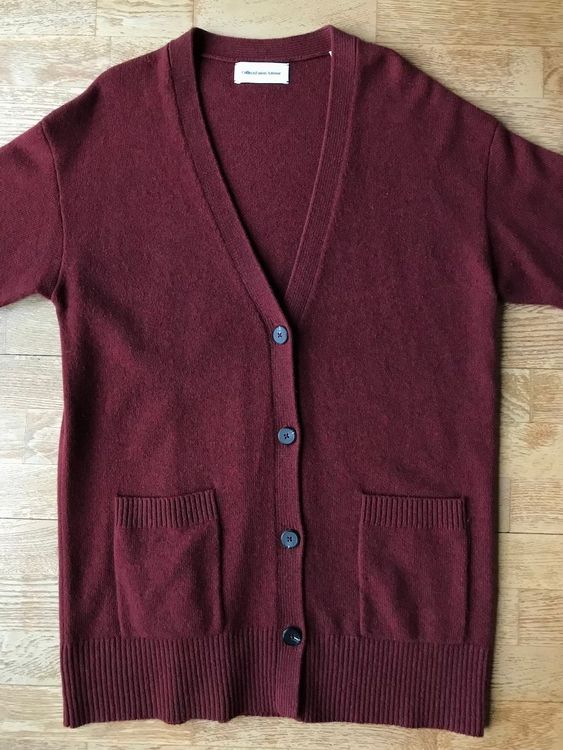 Warme, lange Strickjacke. Collectif mon amour. Reine Wolle (Gebraucht ...