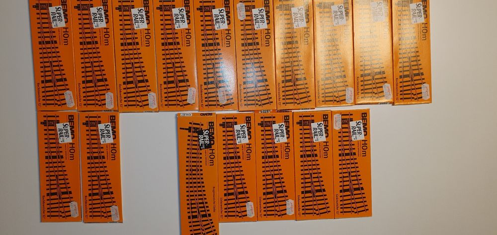 BEMO H0m SUPER-RAIL CODE 70 Weichen und Schienen (Neu (gemäss ...