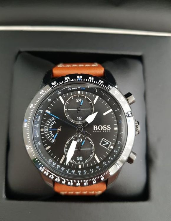 Herren Uhren Hugo Boss Pilot Edition Chronograph (Neu und ...