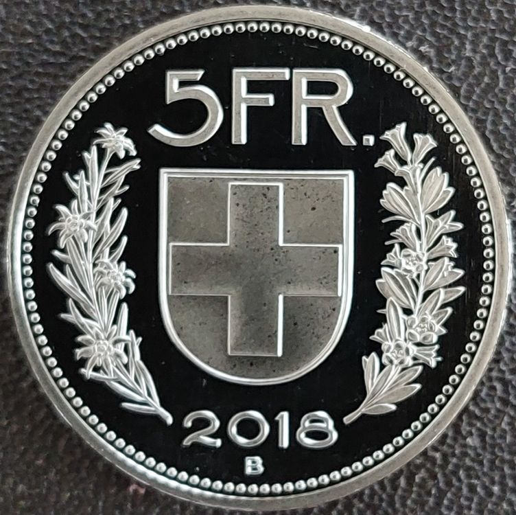5 Franken Schweiz 2018 stgl / aus Münzsatz | Kaufen auf Ricardo