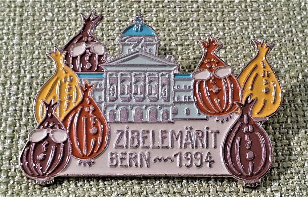 O330 - Pin Bern Berner Bärner Zibelemärit 1994 Bundeshaus (Gebraucht ...
