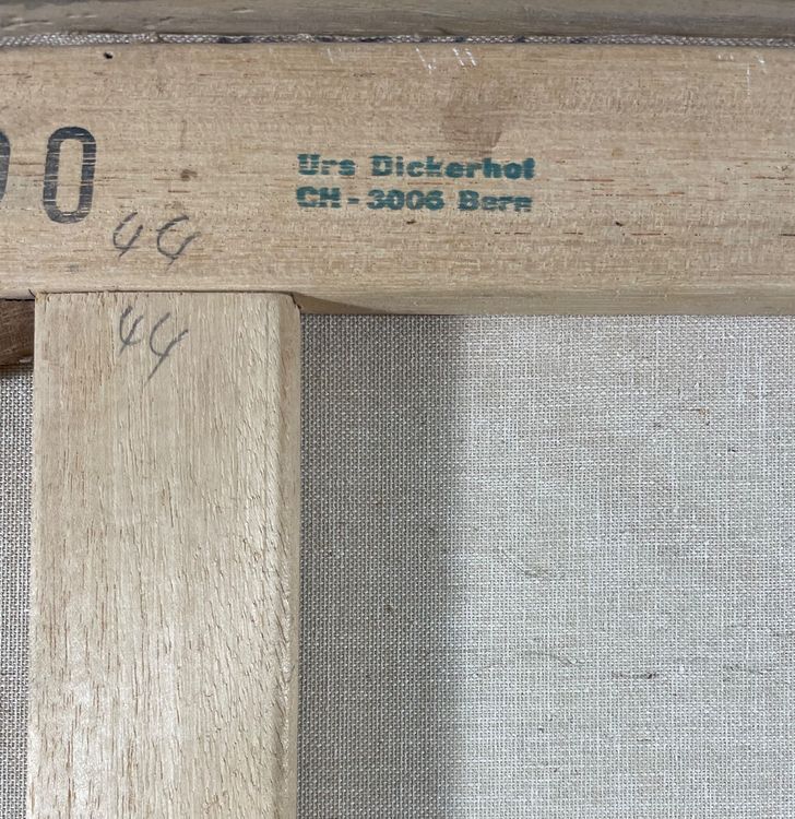 Urs Dickerhof (1941) grosses Gemälde (Gebraucht) in Root für CHF 545 – mit Lieferung auf Ricardo ...