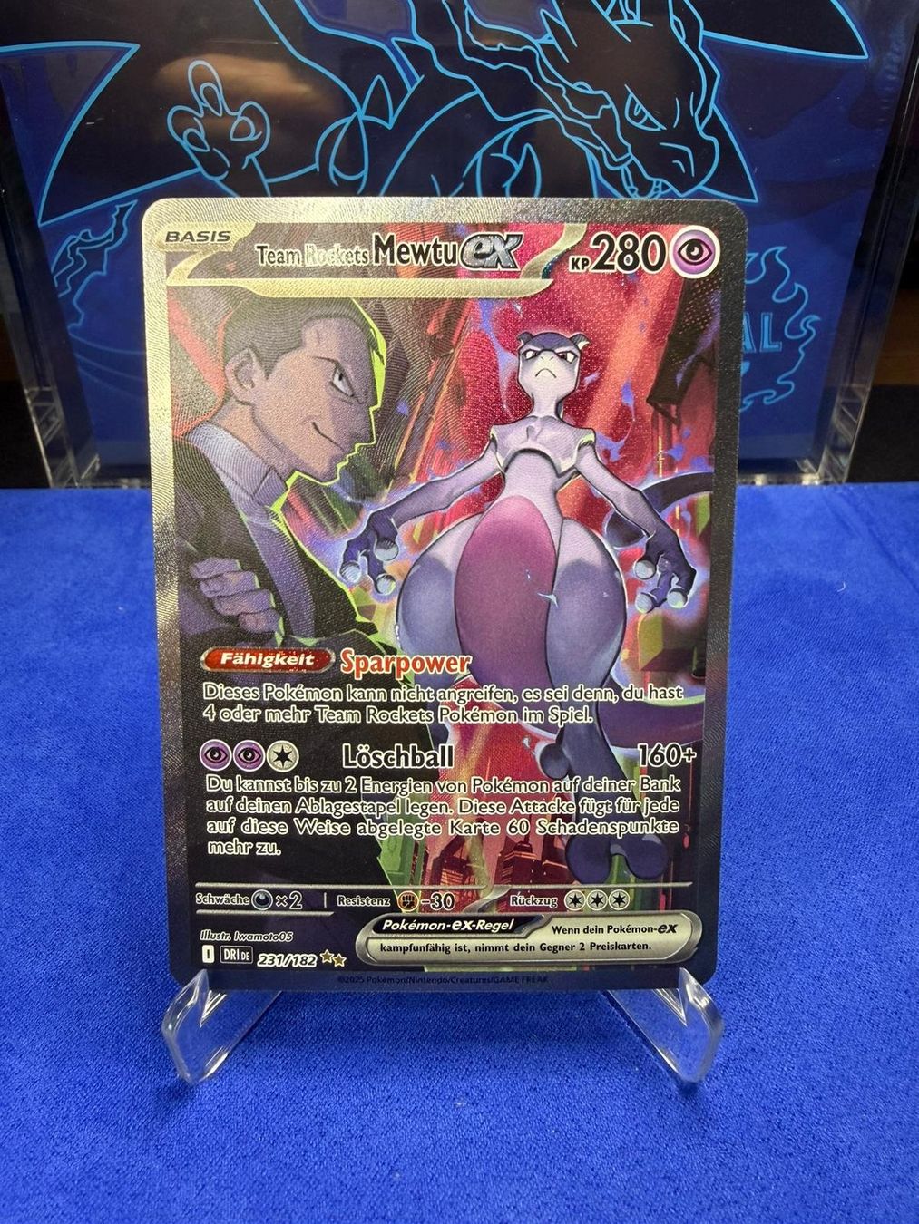 Pokemon - Team Rockets Mewtu ex DRI DE 231/182 (Gebraucht) in ...