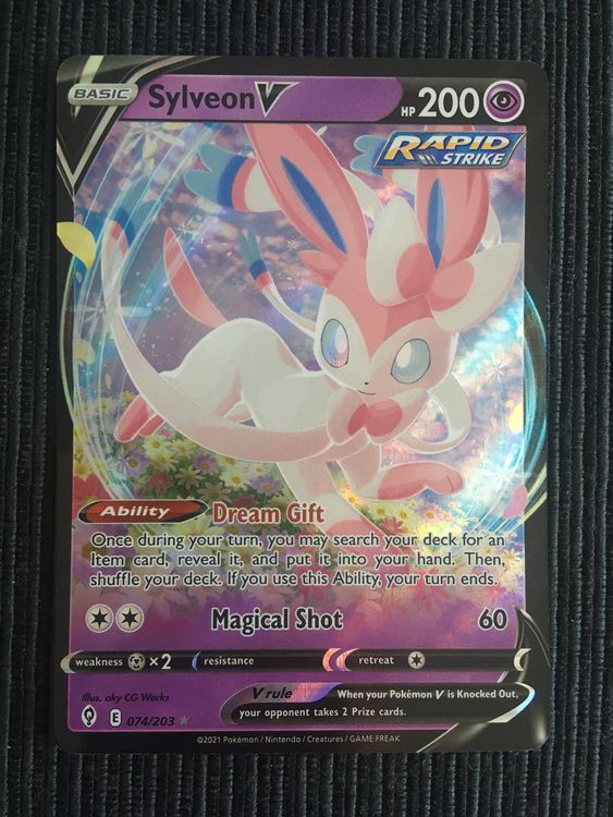 Pokemon Sylveon V Evolving Skies Mint | Kaufen auf Ricardo