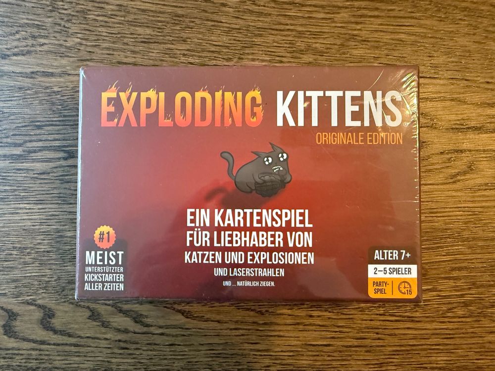 Spiel Exploding Kittens, Original Edition, neu | Kaufen auf Ricardo
