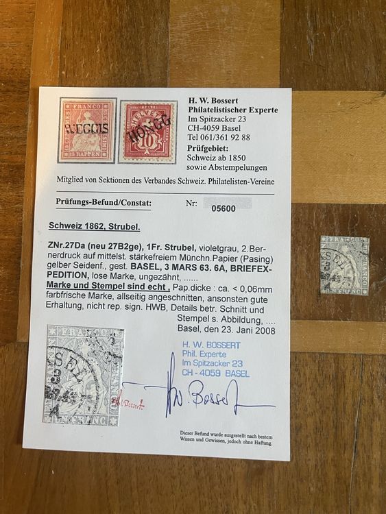 strubel 27 Da, SBK 1’300.- si parfait, avec attestation. (D'occasion) à ...