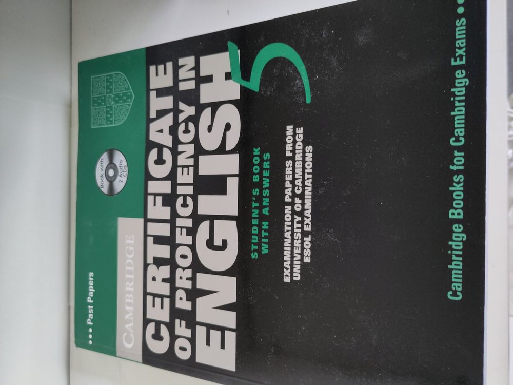 Cambridge certificate of proficiency (CPE) past papers (Gebraucht) in für CHF 2.5 – mit ...