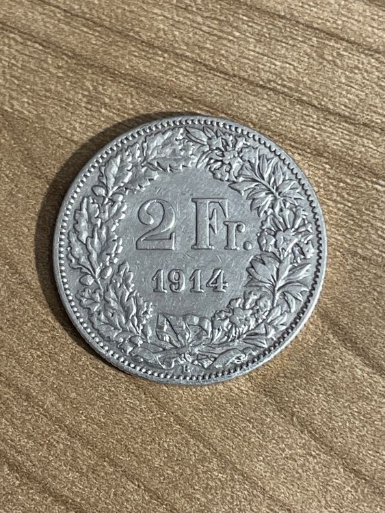 2 Franken Silber 1914 (Gebraucht) in Schlossrued für CHF 6 – mit Lieferung auf Ricardo kaufen