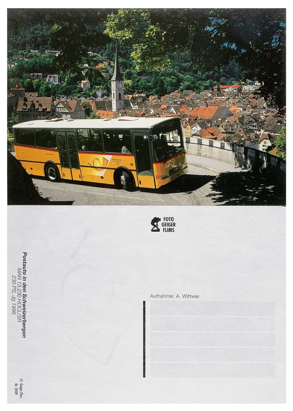 Chur Arosastrasse Altstadt St.Martin Postauto MAN P 23023 (Neu (gemäss ...