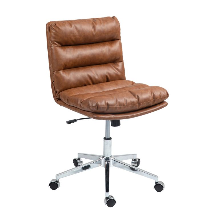 Burostuhl Leder Braun