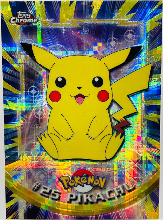 topps - Pokémon - VARIANTE #25 Pikachu, TEKNO-CHROME | Kaufen auf Ricardo
