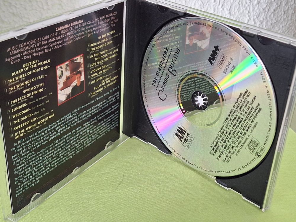 CD Ray Manzarek ( The Doors ) - Carmina Burana Art Rock (Gebraucht) in ...