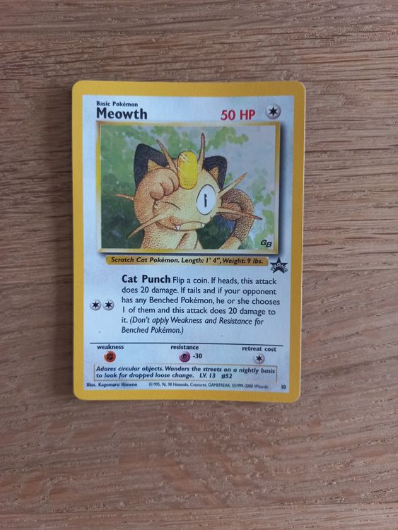 Pokémon-Karte Meowth Black Star Promo (Gebraucht) in Luzern für CHF 8 ...